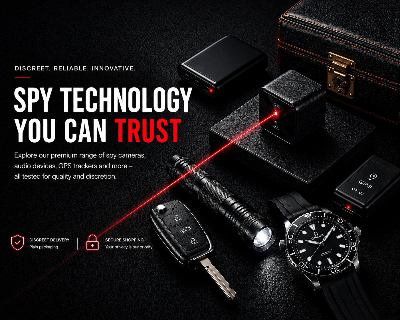 London Spy Shop | Hidden Cameras, GPS Trackers & Counter Surveillance